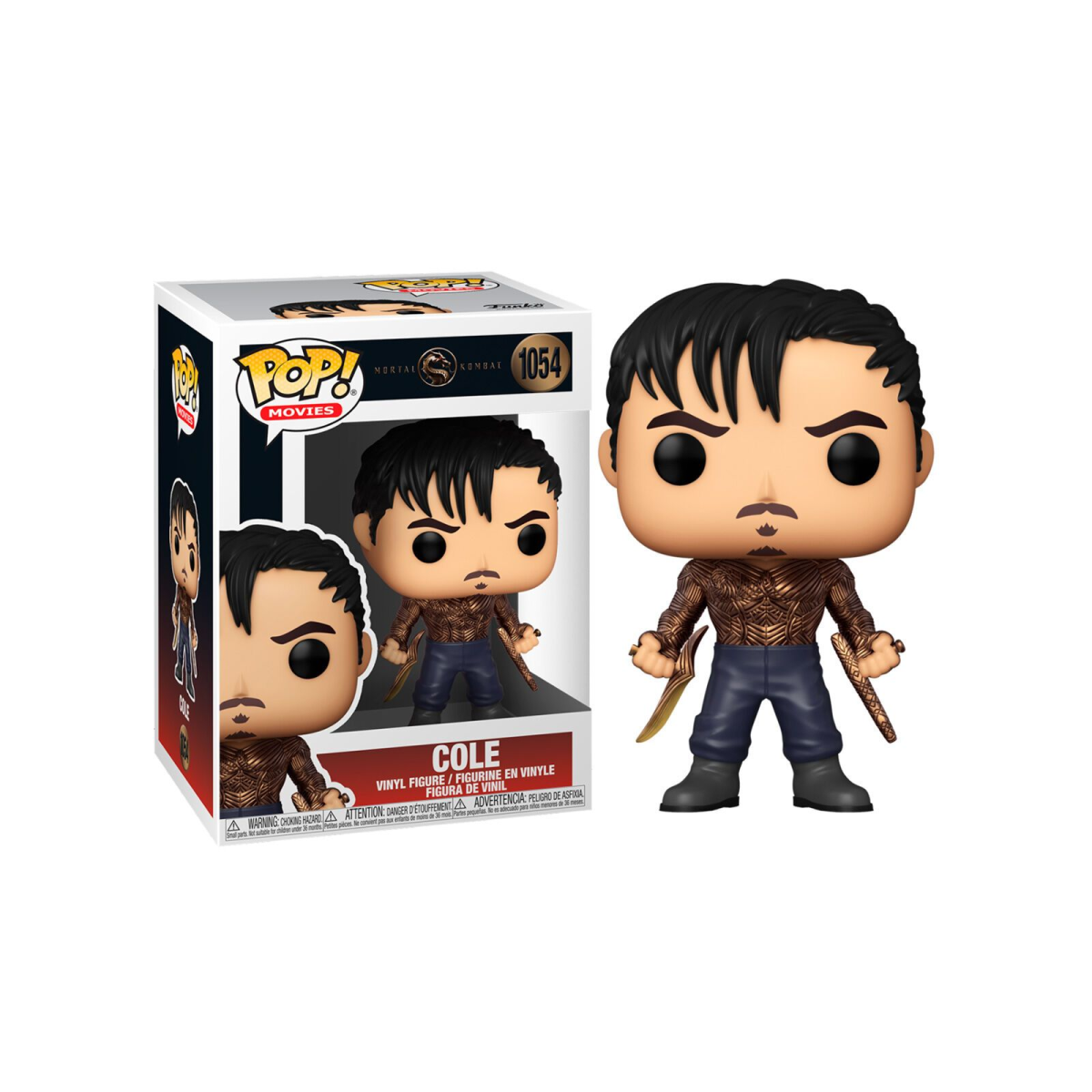 Funko Pop Mortal Kombat Cole Young Metallic Effect 53850 - 889698538503 ...